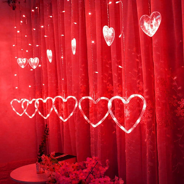Red Heart Shape LED String Light – The Purple Tree