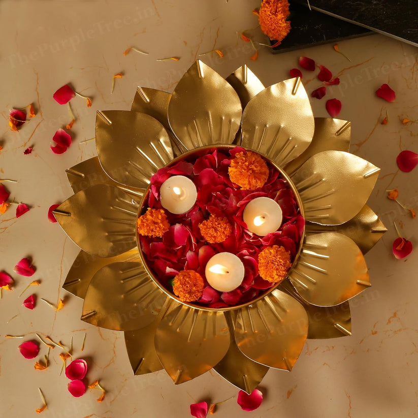 Lotus Flower Urli Bowl – The Purple Tree