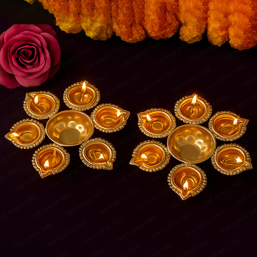 Mini Diya Urli Bowls – The Purple Tree
